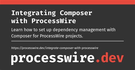 Integrating Composer With Processwire