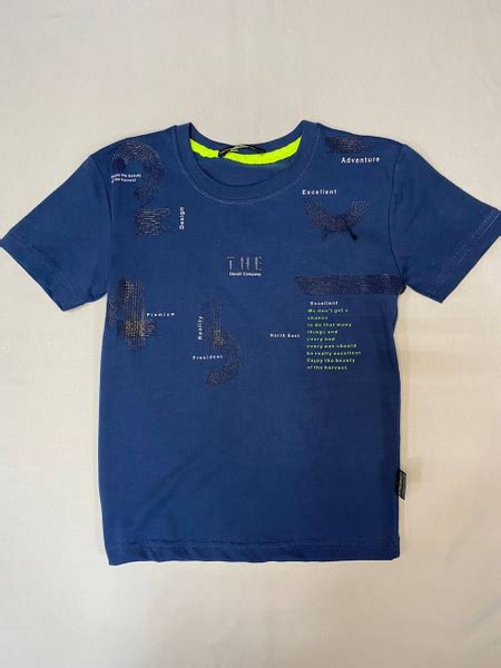 Футболка Devoll размер 134 цвет сине морской 100 хлопок купить по выгодной цене в интернет