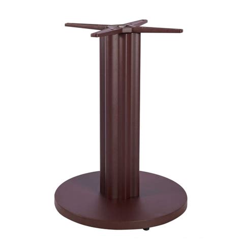 Nrxtmh Jarrah Brown Round Self Levelling Table Base Small Norock Tablesandtops