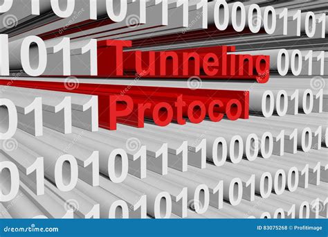 Tunneling Protocol Stock Illustration Illustration Of Provide 83075268