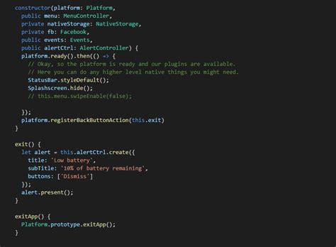 Ionic2 Alertcontroller Ionic 2 Uncaught Typeerror Cannot Read Property Create Of Undefined