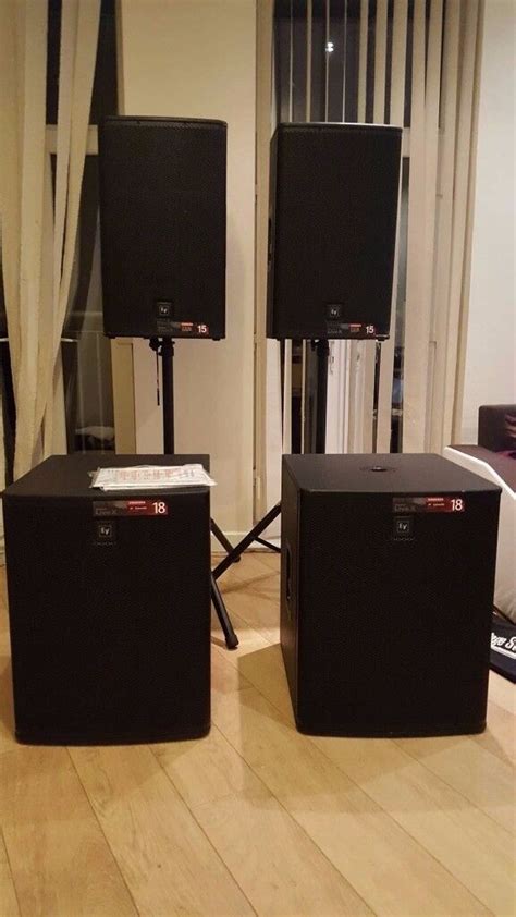 Electro Voice EV ELX P Inch W Active DJ PA Club Bass Bin Subwoofer COVER LIKE NEW