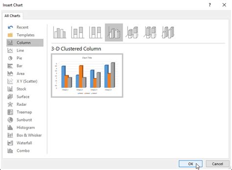 Create And Insert Word 2016 Charts
