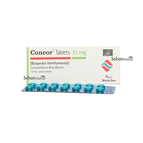 Concor Tablets 10mg Sehatmund Online Medicine