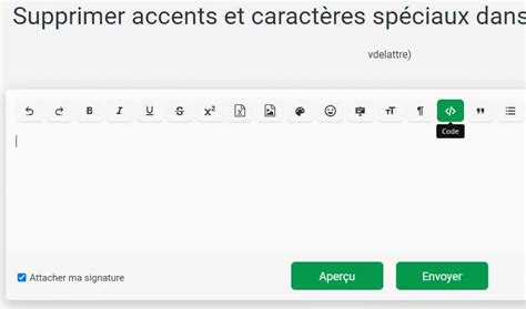 Supprimer Accents Et Caractères Spéciaux Dans Le Même Code Vba