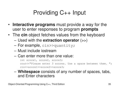 Ppt Object Oriented Programming Using C Third Edition Powerpoint