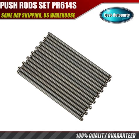16pc Push Rods Set For Gm Chevrolet Gmc Ls 48l 53l 60l 62l Gen Iii