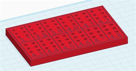 Threaded Insert Diameter Test M3 By Leicester77 Download Free Stl Model