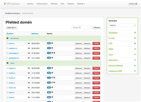 VPS Configurator Free 7 day trial Váš Hosting
