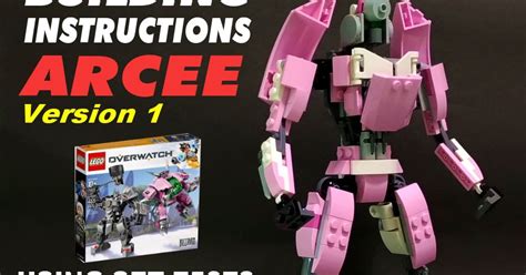 Alanyuppies Lego Transformers Building Instructions For Arcee V1 Using Lego Overwatch Set 75973