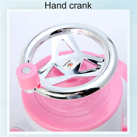 คู่มือ เครื่องปั่นน้ำแข็ง มือหมุน เครื่องทำน้ำแข็ง เล็ก บ้าน มินิ เครื่องตัดน้ำแข็ง Manual Ice