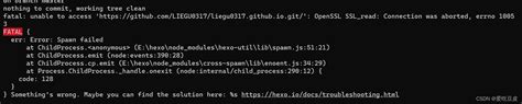 Hexo部署报错spawn Failed原因及解决方法 Csdn博客