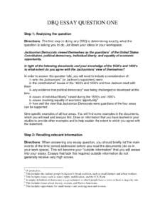 Deconstructing The DBQ Format A Comprehensive Guide For AP History Exams