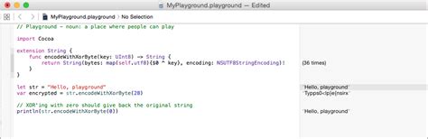Swift Simple Xor Encryption Stack Overflow