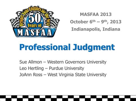 PPT Professional Judgment PowerPoint Presentation Free Download ID