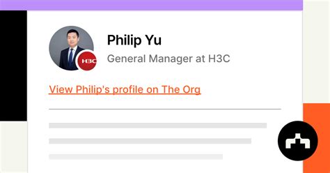 philip yu general manager at h3c the org