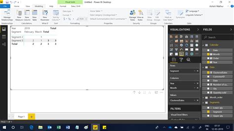 Segment By Sum Of Quantity And Number Of Customers Microsoft