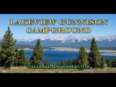 Taylor Park Reservoir Camping Colorado