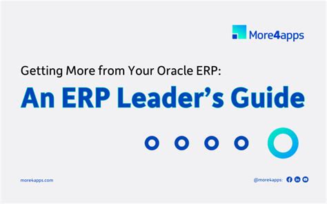 Getting More From Your Oracle Erp An Erp Leaders Guide