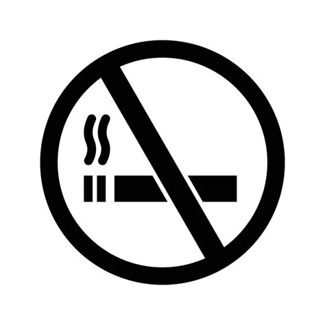 Icono De Vector De No Fumar 11462598 Vector En Vecteezy