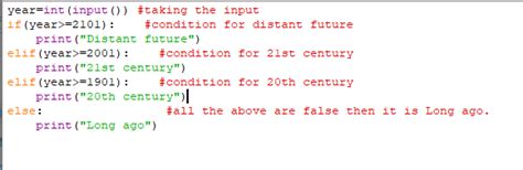 Solved Write An If Else Statement With Multiple Branches If Year Is