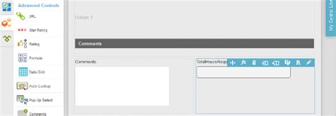 Example Configure The Total Hours Requested Formula Control For The