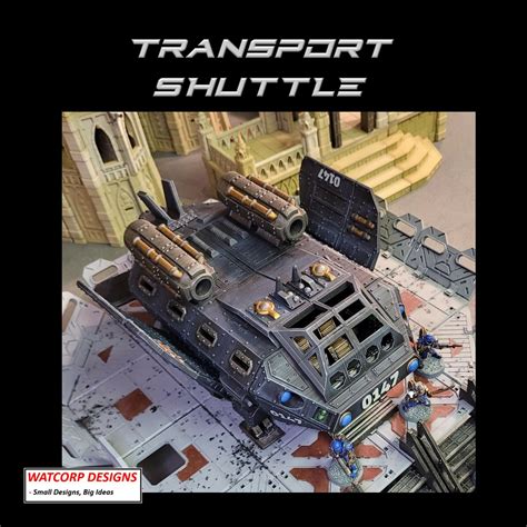 Archivo 3d Transporte Sci Fi Shuttle ️ ・objeto Imprimible En 3d Para Descargar・cults
