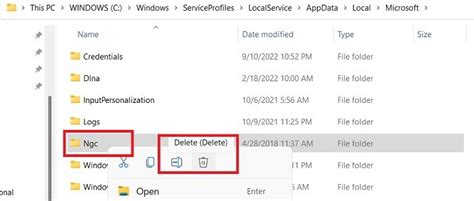 Fix PIN Error X On Windows