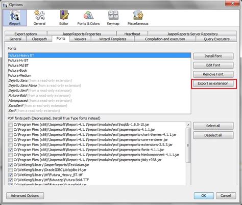 Just Blog How To Embed Fonts Into Pdf Generated By Jasperreport Ireport