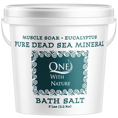 Buy 100 Pure Dead Sea Mineral Bath Salt 5lb Pail With Tamper Proof Lid