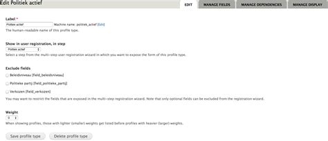 7 User Registration Profiles Not Shown In User Detail Drupal Answers