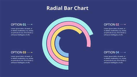 Radial Stacked Bar Chart Diagram