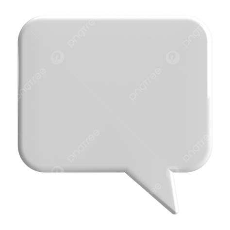 3d 말풍선 사각 흰색 Psd 3d 말풍선 광장 Png 일러스트 및 Psd 이미지 무료 다운로드 Pngtree