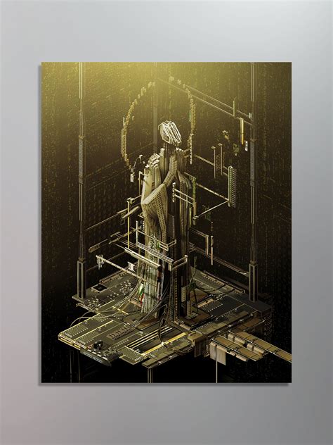 The Algorithm Oracle Machine Canvas Art Print