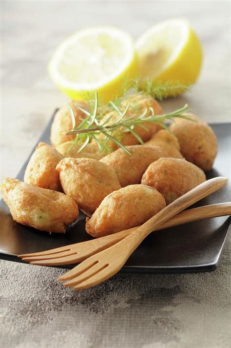 Cod Beignets With Lemon Photograph By Jean Christophe Riou Fine Art