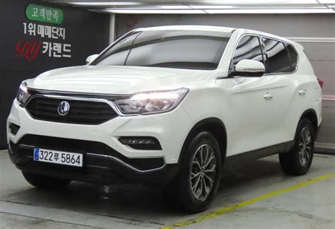 G4 렉스턴 22 2wd 중고차 매매 중고 시세 2018년 12월식 판매 가격