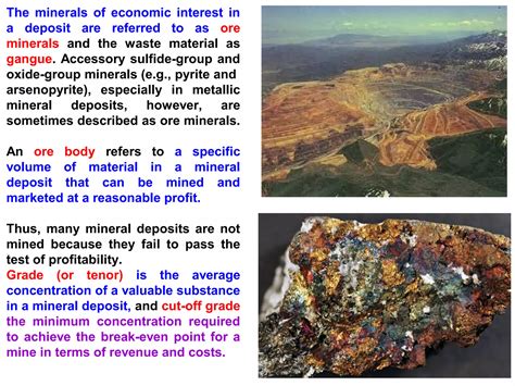 Economic Geology Magmatic Ore Deposits1 Ppt Geology Science