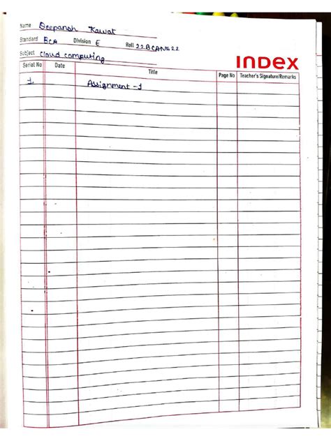Cloud Computing Assignment 1 Pdf