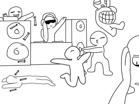 Draw Da Squad Draw The Squad Drawing Base Funny Drawings