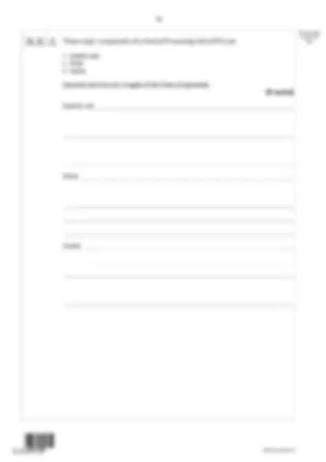 Actual 2024 Aqa Gcse Computer Science 85252 Paper 2 Merged Question