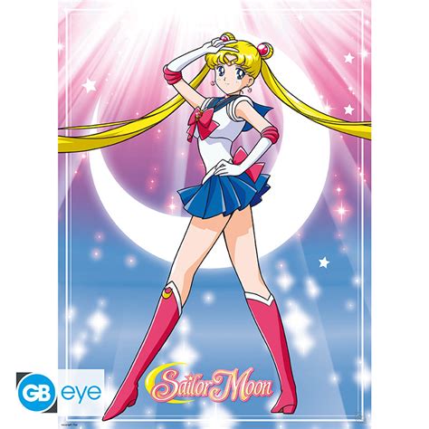 Sailor Moon Set 2 Chibi Posters Sailor Moon And Cats
