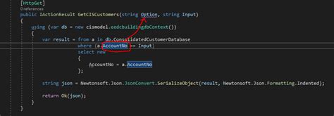 C Is There A Way To Set A Where Clause In Entity Framework To A