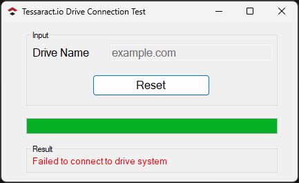 GitHub Tessaract Io Drive Connection Tester Test Tessaract Io Drive
