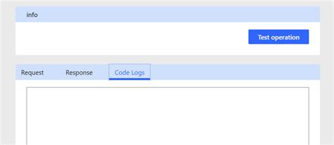 Logging In Custom Connector Code