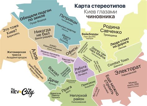 Карта стереотипов Киева Vakin — Livejournal