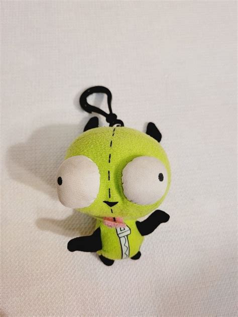Early 2000s Invader Zim Gir Keychain Cute Chibi Chibi Invader Zim