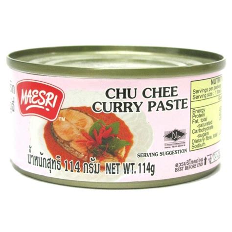 Maesri Chu Chee Curry Paste 114g Box Of 48 Thai Pantry