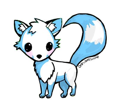 Chibi White Fox