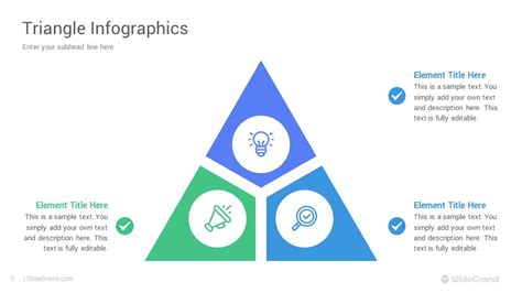 Triangle Infographics Powerpoint Template Designs