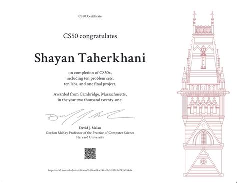 Shayan Taherkhani On Linkedin So After Passing Some Amazing Moments With Cs50x Irancs50 I